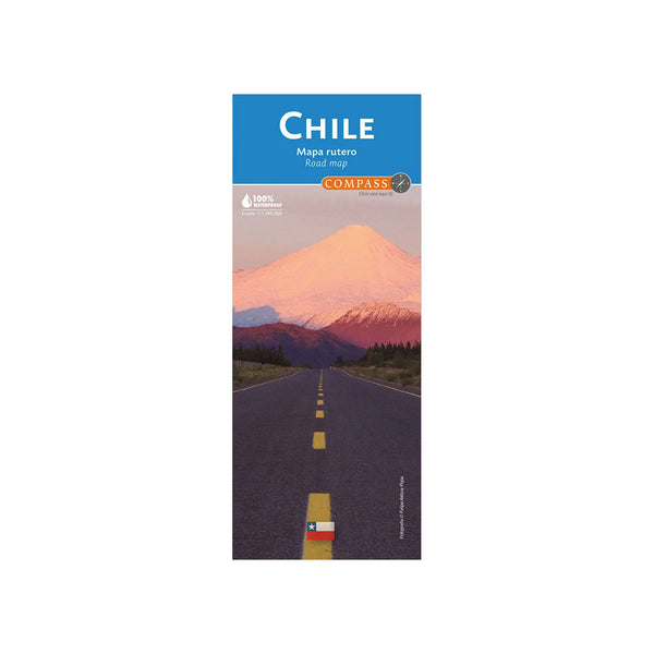 MAPA RUTERO DE CHILE COMPASS– Pilgrim Travel Store